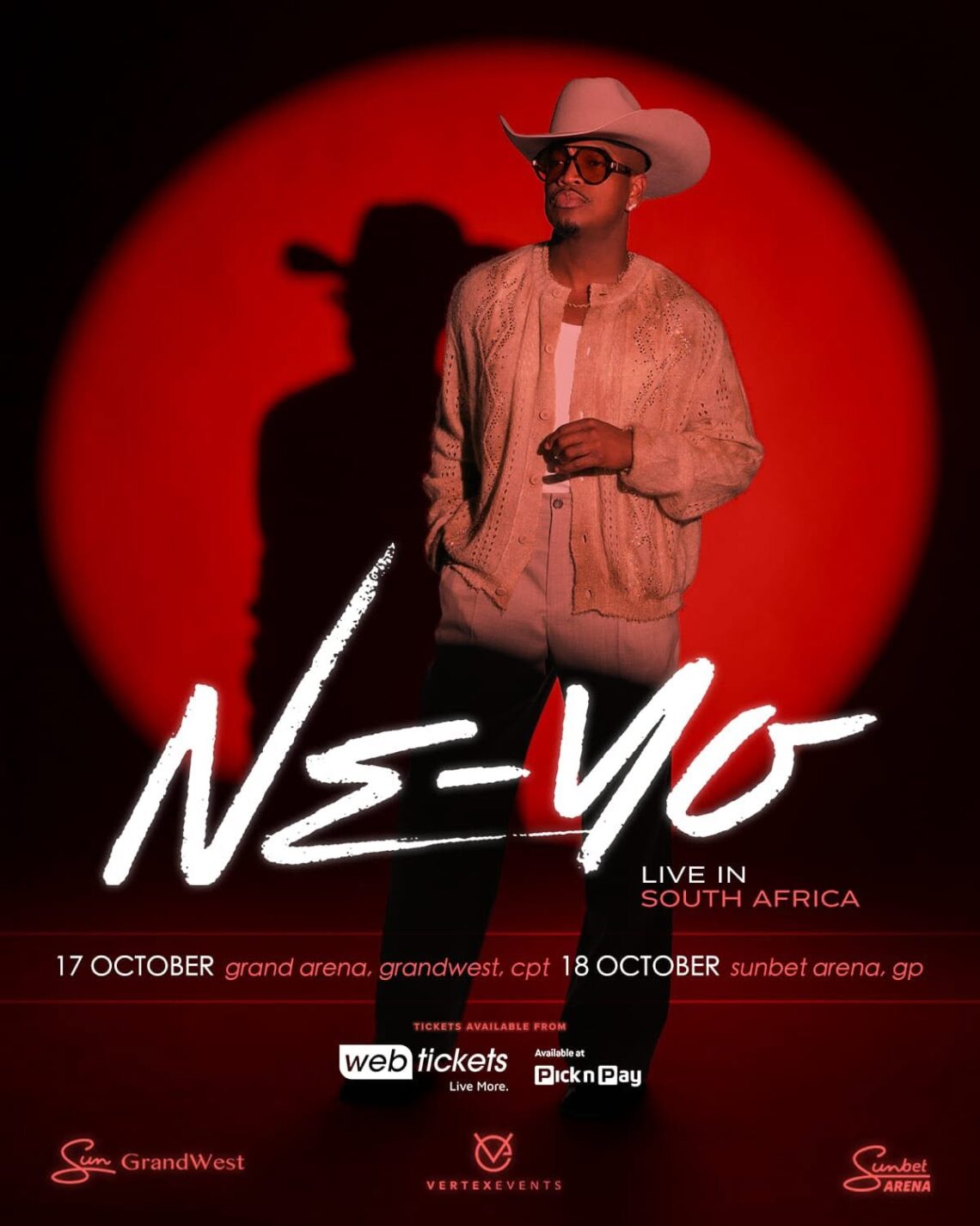 NE-YO Returns to South Africa for Two Arena Shows in Cape Town and Pretoria